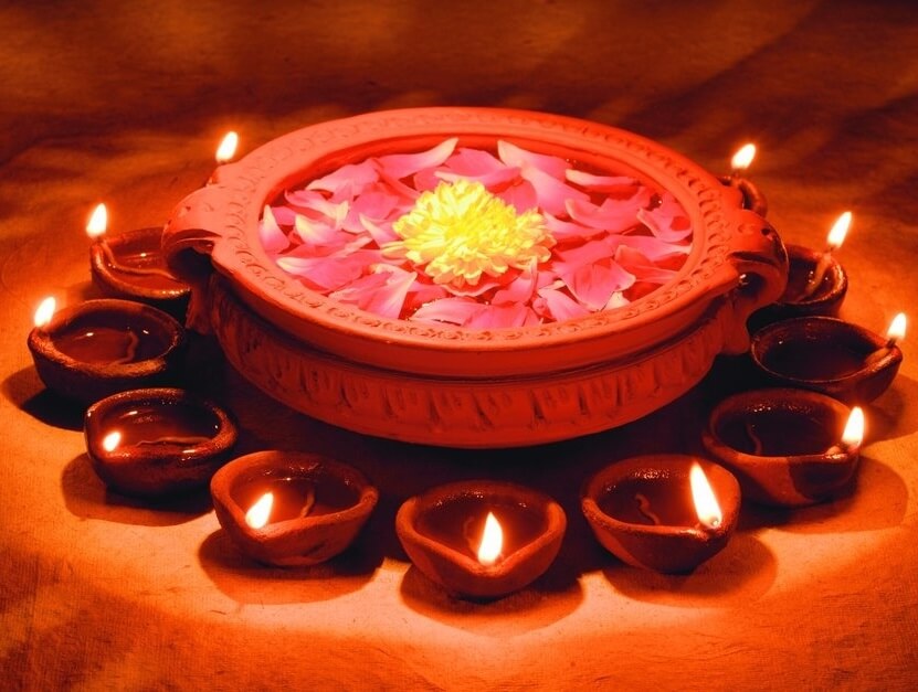 Magically Lit Diya Decorations For The Special D-Day Decor!