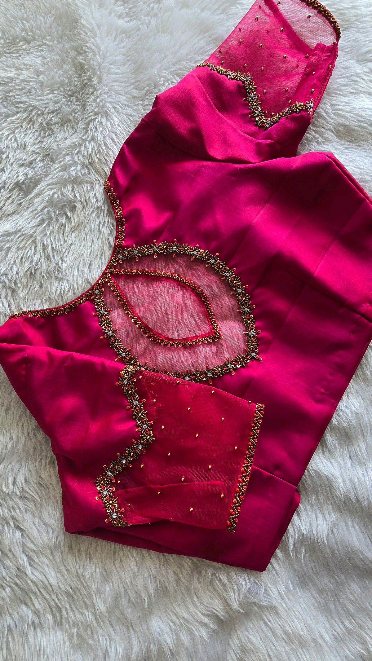 50+ Trendy Patch Work Blouse Designs for Stylish Ethnic Looks